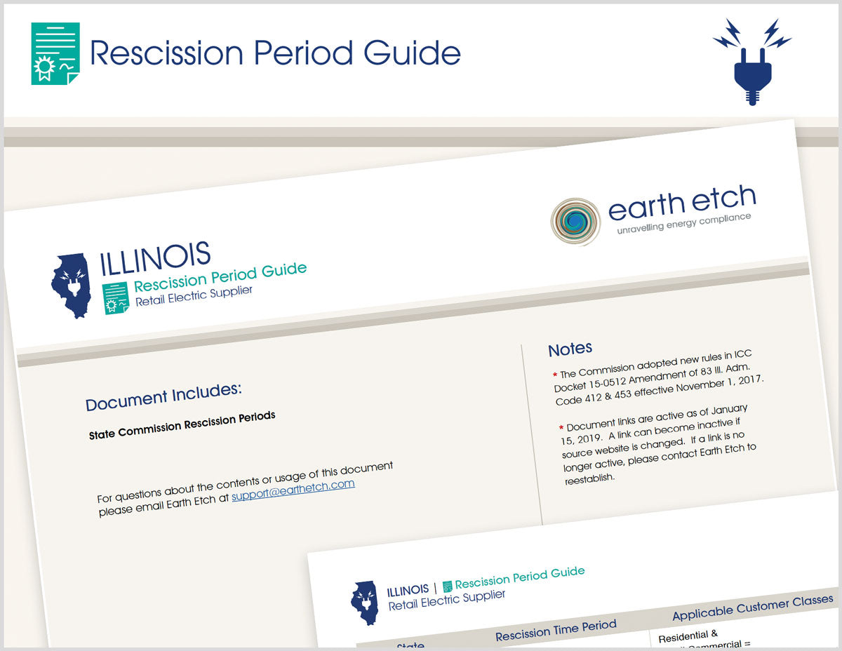 Illinois Rescission Period Guide (Electric) – Earth Etch