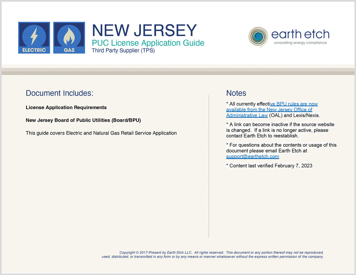 PUC Commercial Definitions Guide (Electric & Gas) – Earth Etch