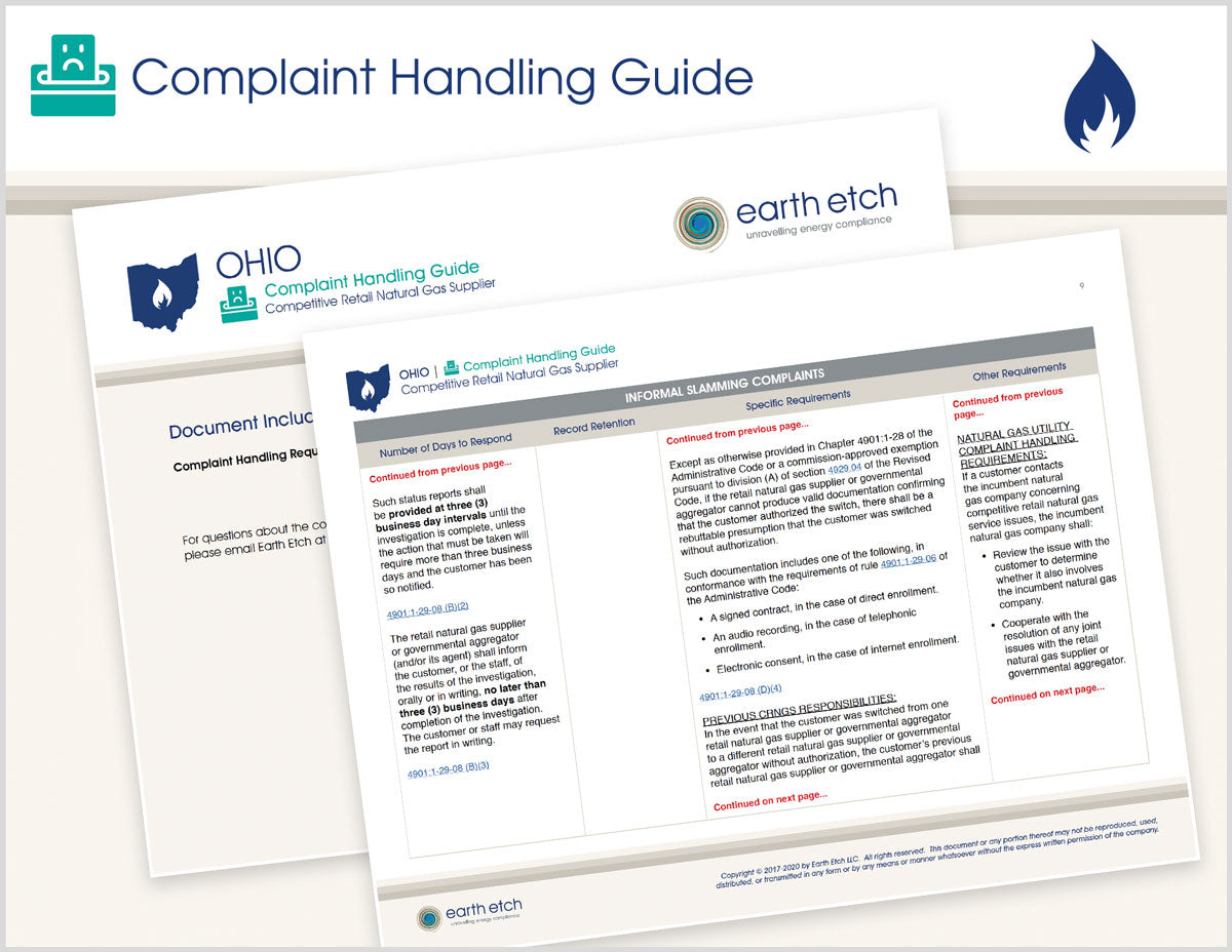Ohio PUC License Application Guide (Gas) – Earth Etch